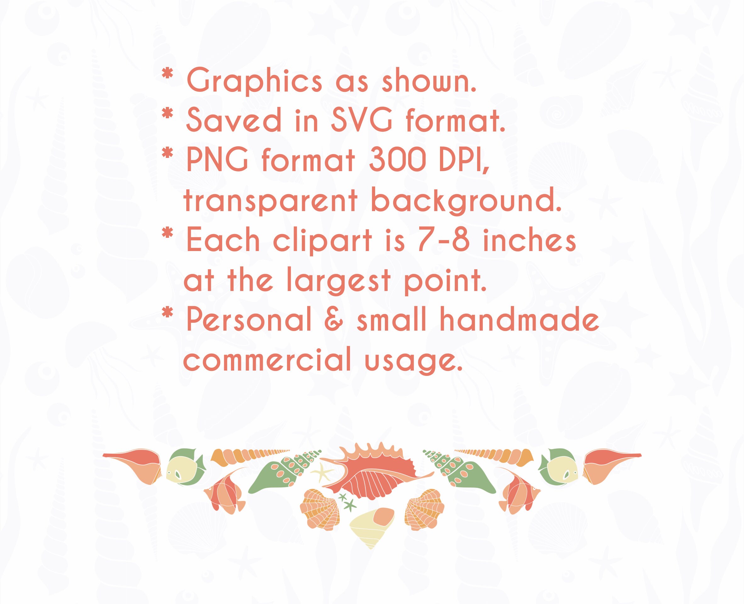 Seashell Clip Art Pink Alphabet. Cute Girls Sealife Digital Fonts ...