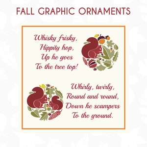 Fall Animals SVG Clipart. Autumn Leaves, Hedgehogs, Squirrels, Foxes ...