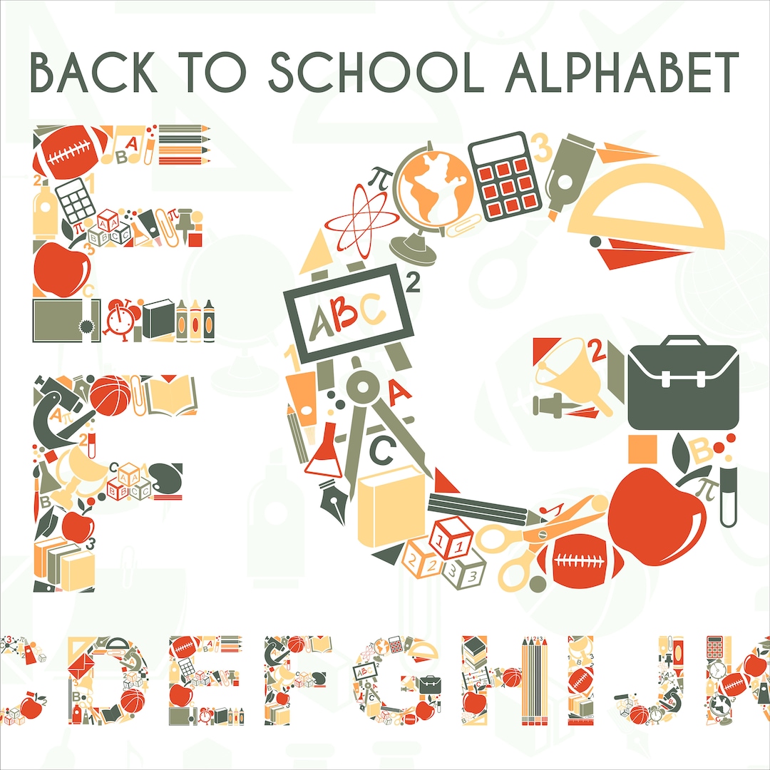 Vibrant Digital Alphabet of Colorful PNG Creativity and Learning ...