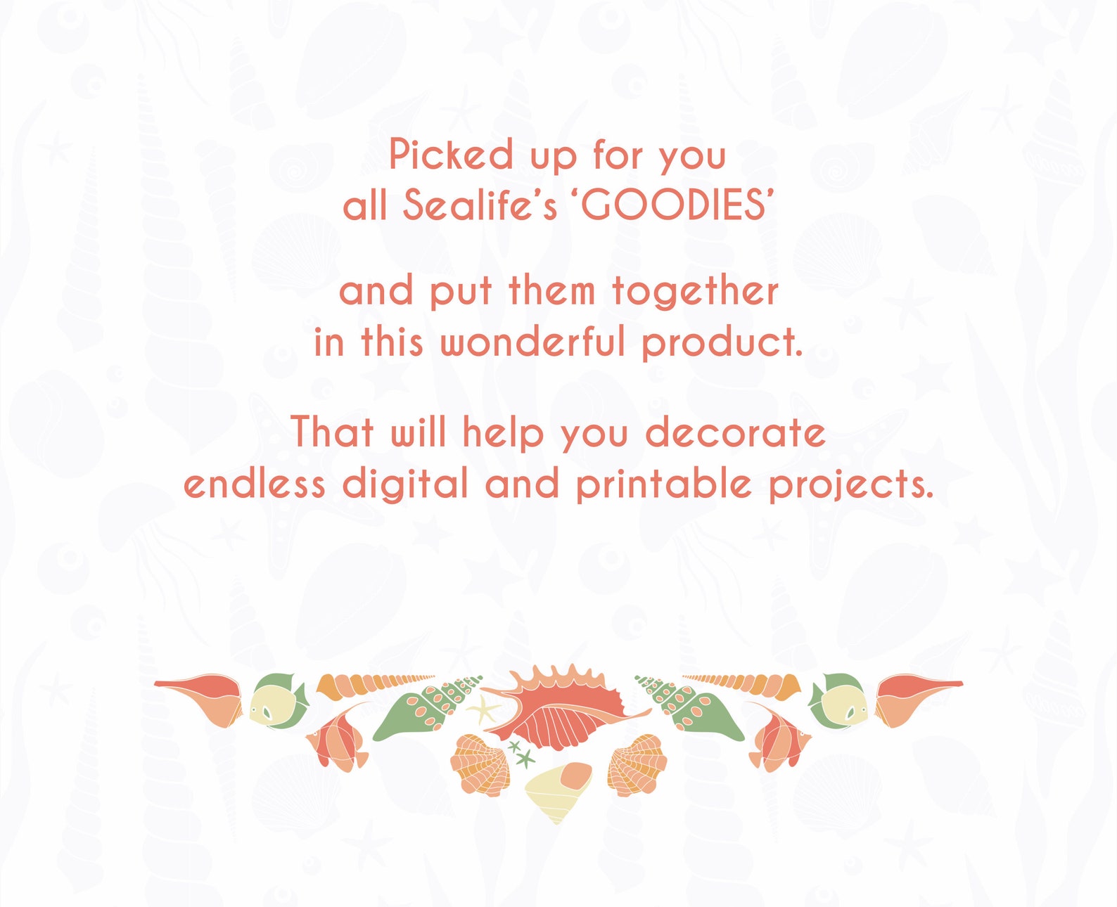 Boy's Blue Ocean Digital Numbers. Summer 0-9 Digits With Shells and Sea ...