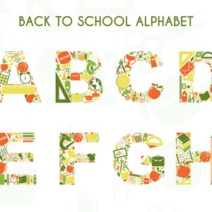 Whimsical PNG Alphabet Classroom. Engaging Tools for Learning Fun ...