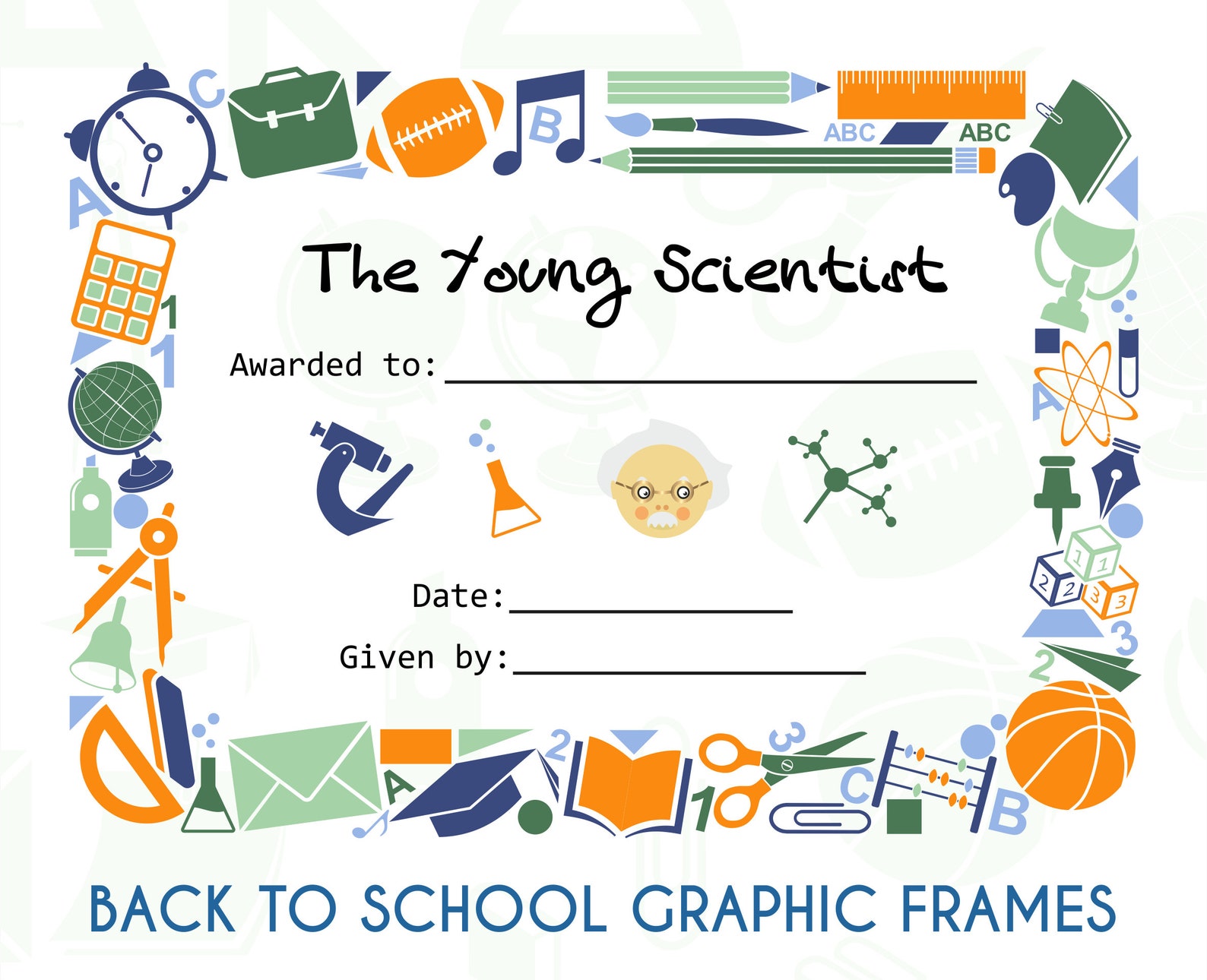 Kindergarten Colorful PNG Frames. Teacher's Graphic Rectangle SVG ...