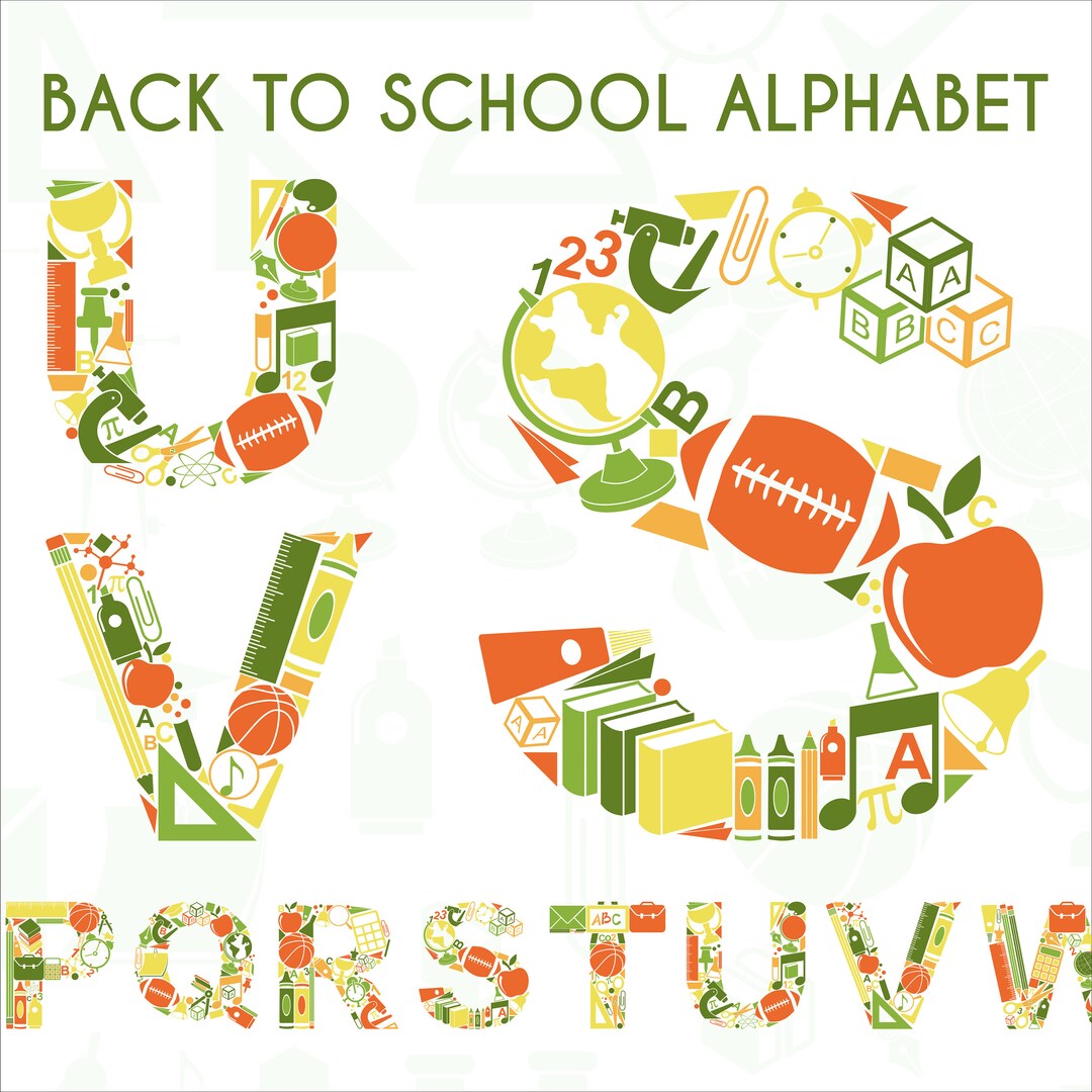 Whimsical PNG Alphabet Classroom. Engaging Tools for Learning Fun ...