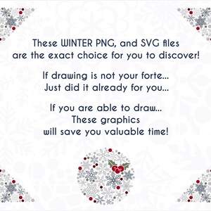 Christmas Digital Bundle. Winter Frame Sublimation Clipart. Xmas ...