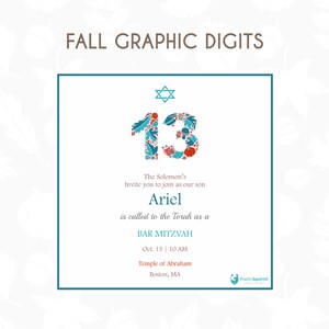 Green Fall Numbers SVG Clipart. Autumn Elements Graphic Design PNG Clip ...
