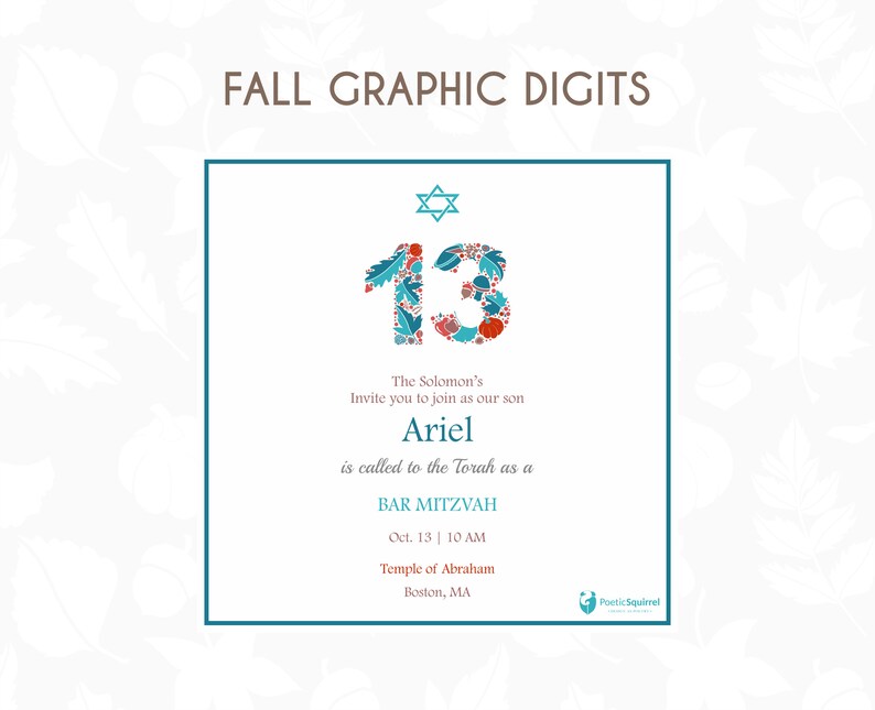Green Fall Numbers SVG Clipart. Autumn Elements Graphic Design PNG Clip ...