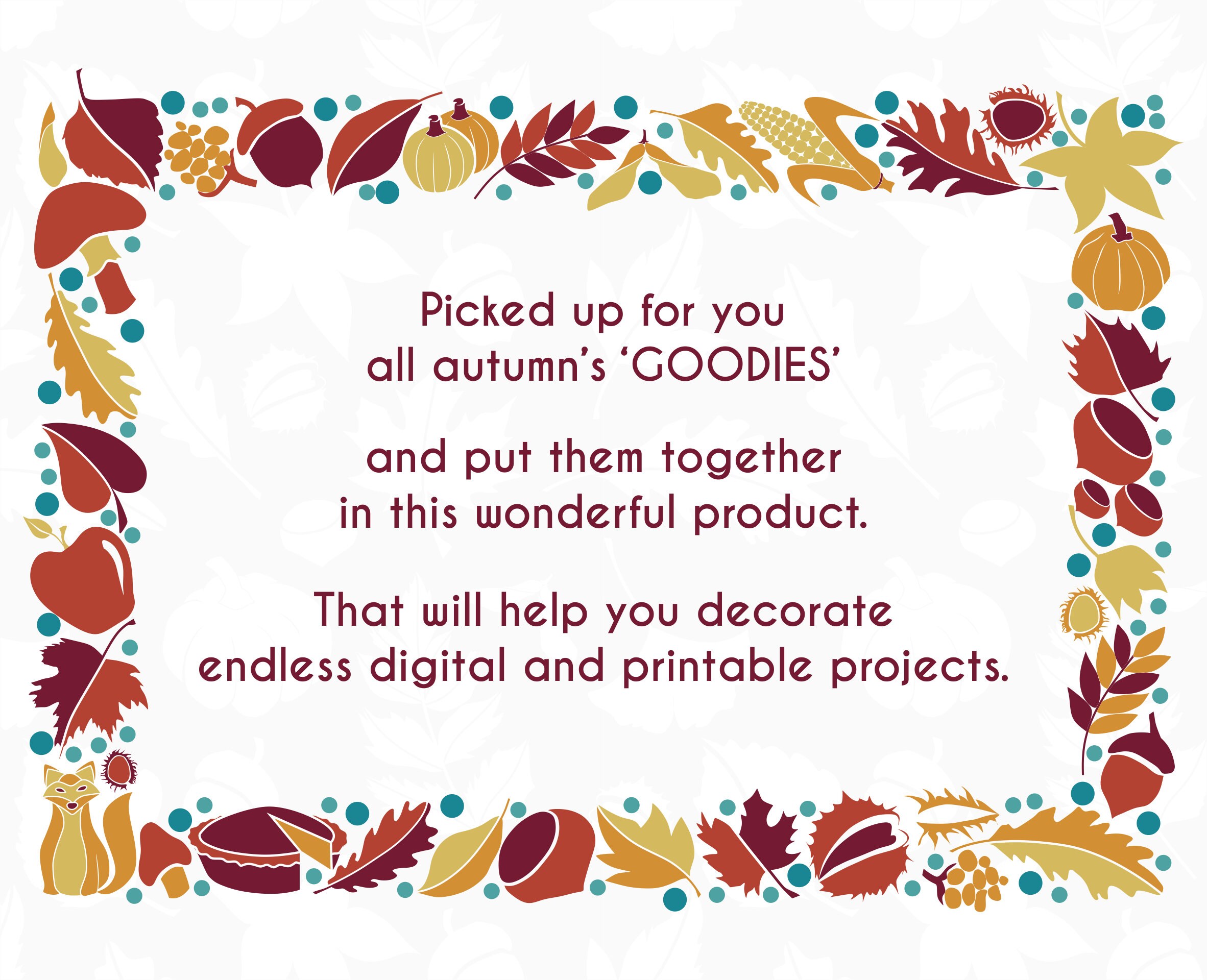 Autumn Pumpkin Clip Art Decoration. Decorative Pumpkin Graphic - Etsy