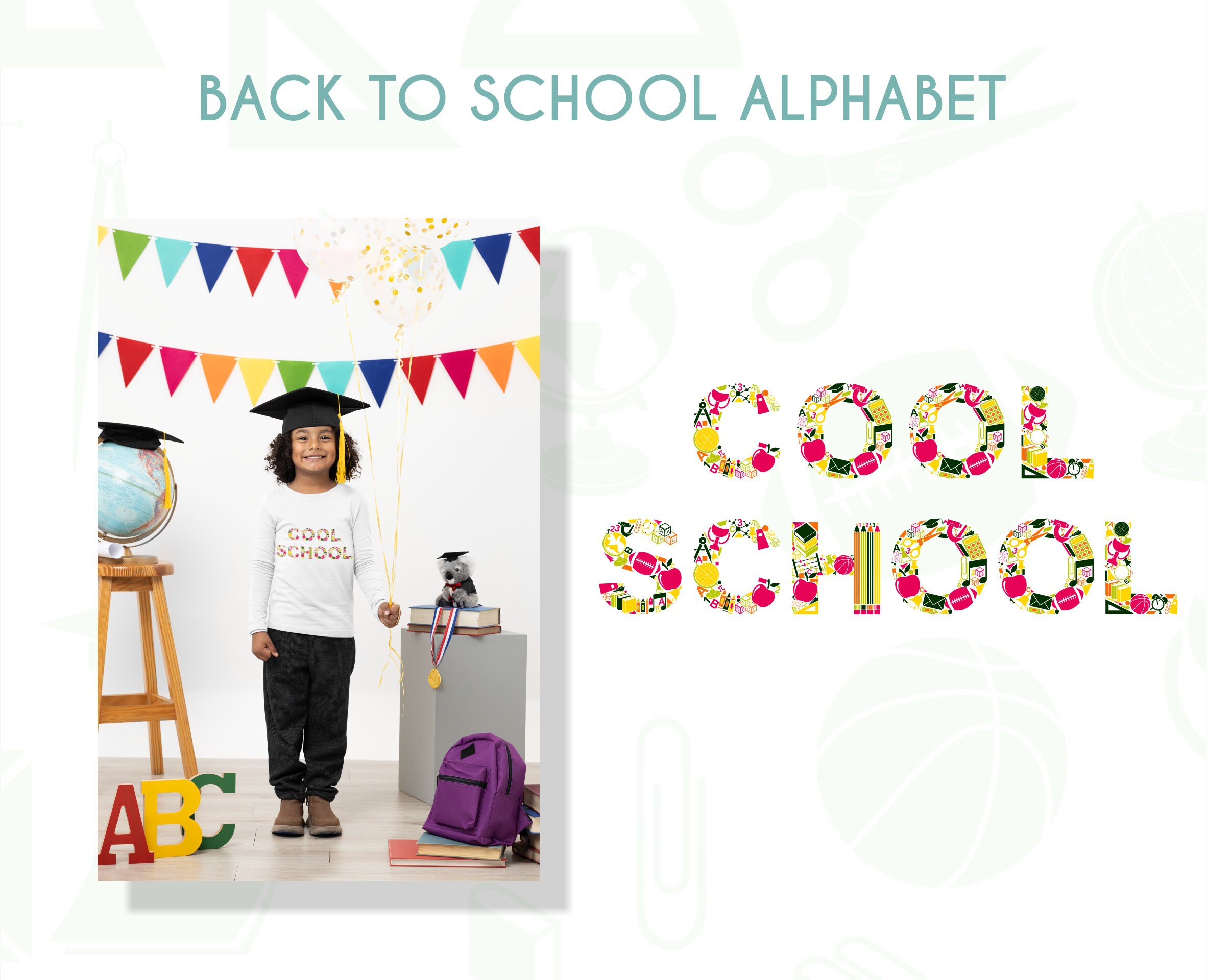 Whimsical PNG Alphabet Classroom. Engaging Tools for Learning Fun ...