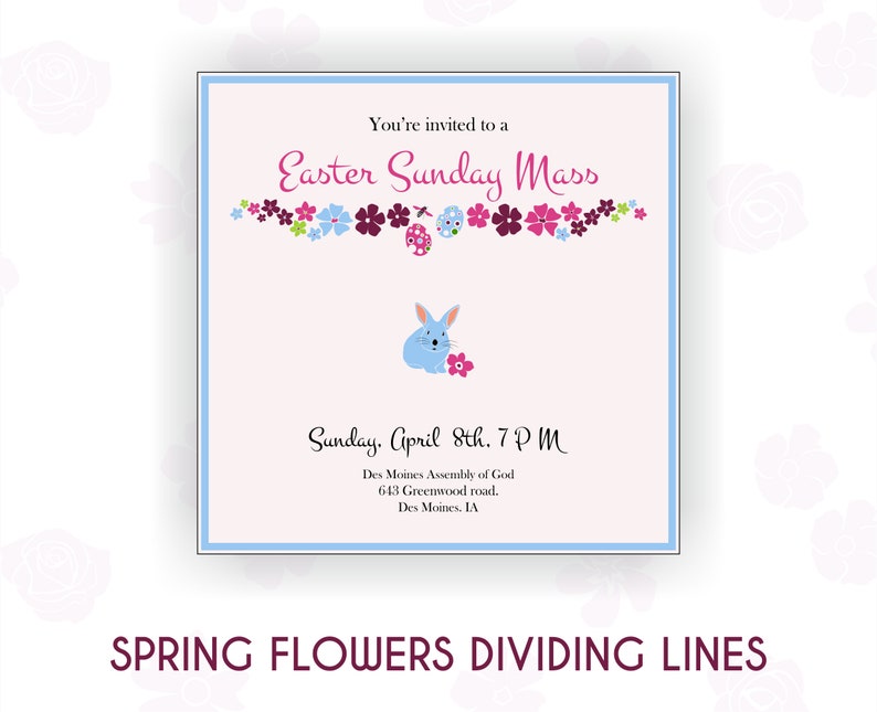 Spring Hand-drawn Dividers Clipart. Flourish Border PNG Design Elements ...