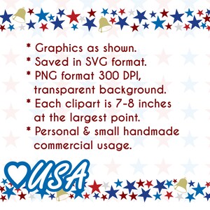 Independence Day Red and Blue Graphic Frame Elements. Unique 4th of ...