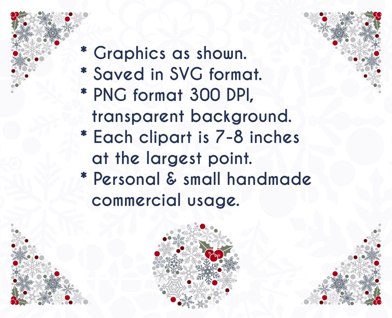 Round Snowflakes Frame PNG Clipart. Colorful Square Christmas Frames ...