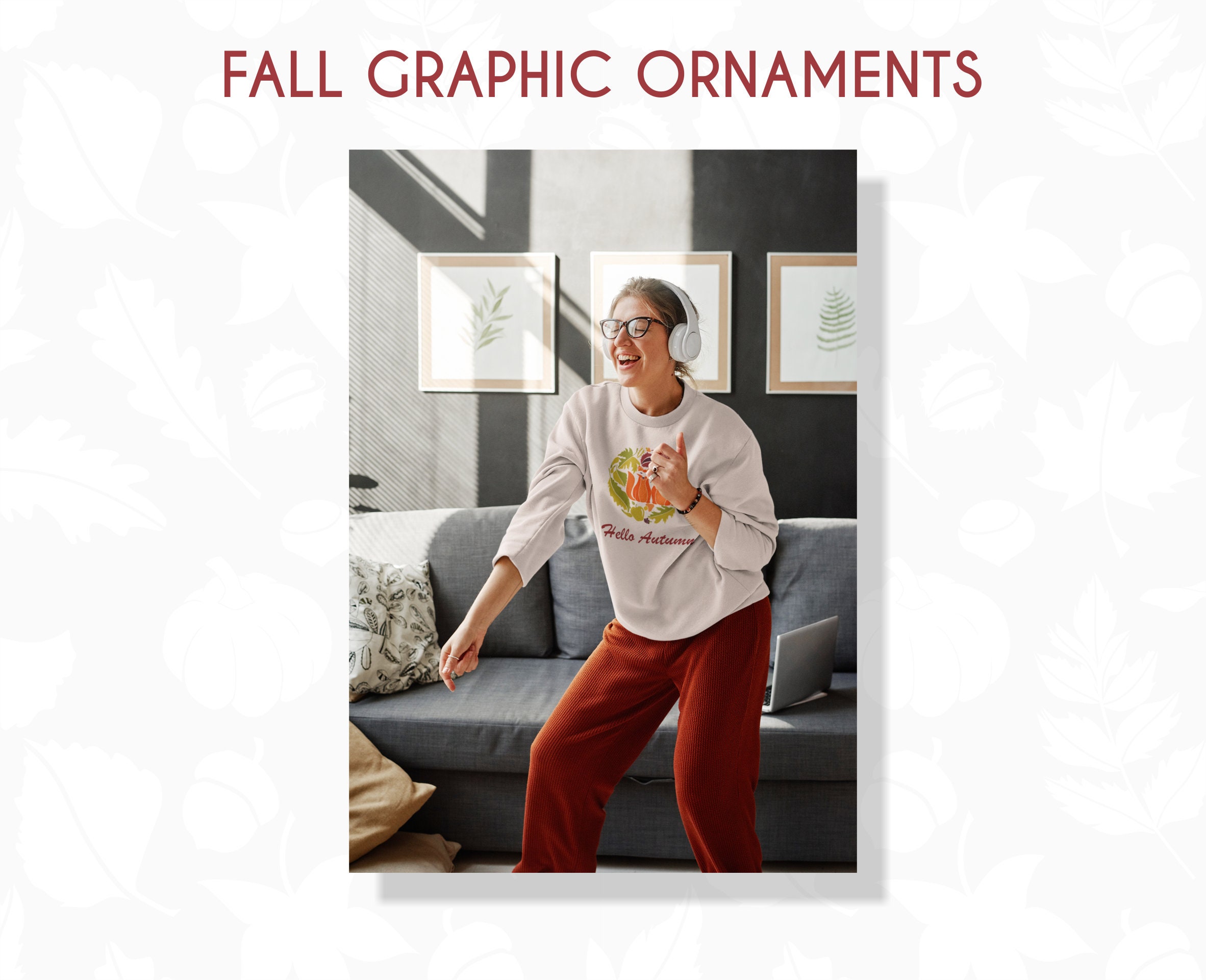 Fall Round Animal SVG Clipart. Autumn Animals PNG Clip Art Decoration ...