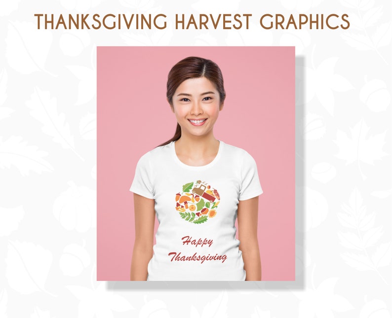 Thanksgiving Fall SVG Graphic Borders. Autumn Clip Art Decorative ...