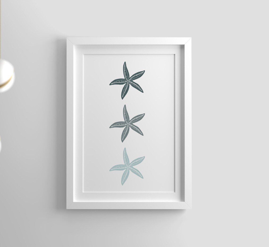 Starfish Wall Art, Starfish, Beach, Ocean, Beach Wall Art, Sea ...