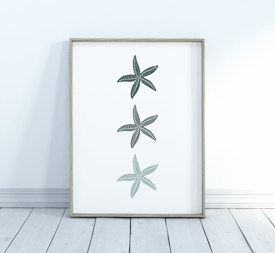 Starfish Wall Art, Starfish, Beach, Ocean, Beach Wall Art, Sea ...