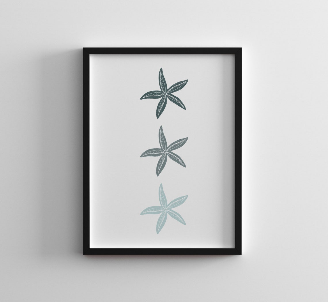 Starfish Wall Art, Starfish, Beach, Ocean, Beach Wall Art, Sea ...