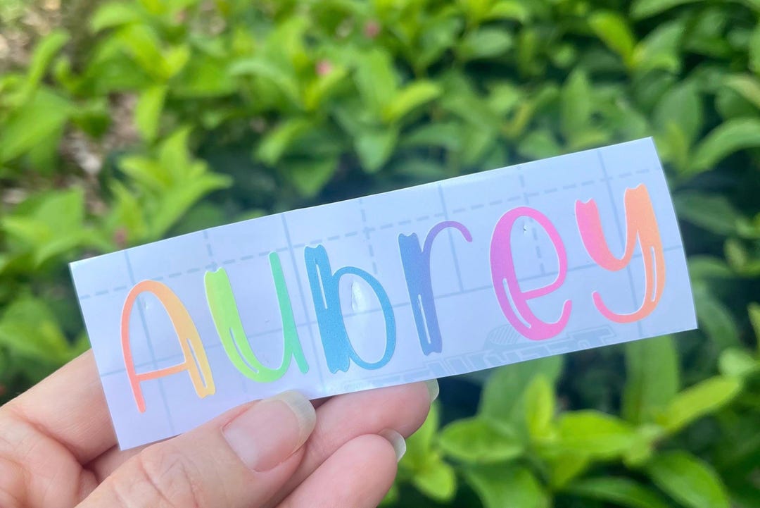 Custom Name Vinyl Decals: Personalized Water Bottle Stickers, Decal for ...