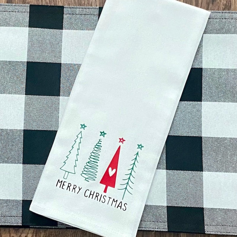 Holiday Tea Towels - Etsy
