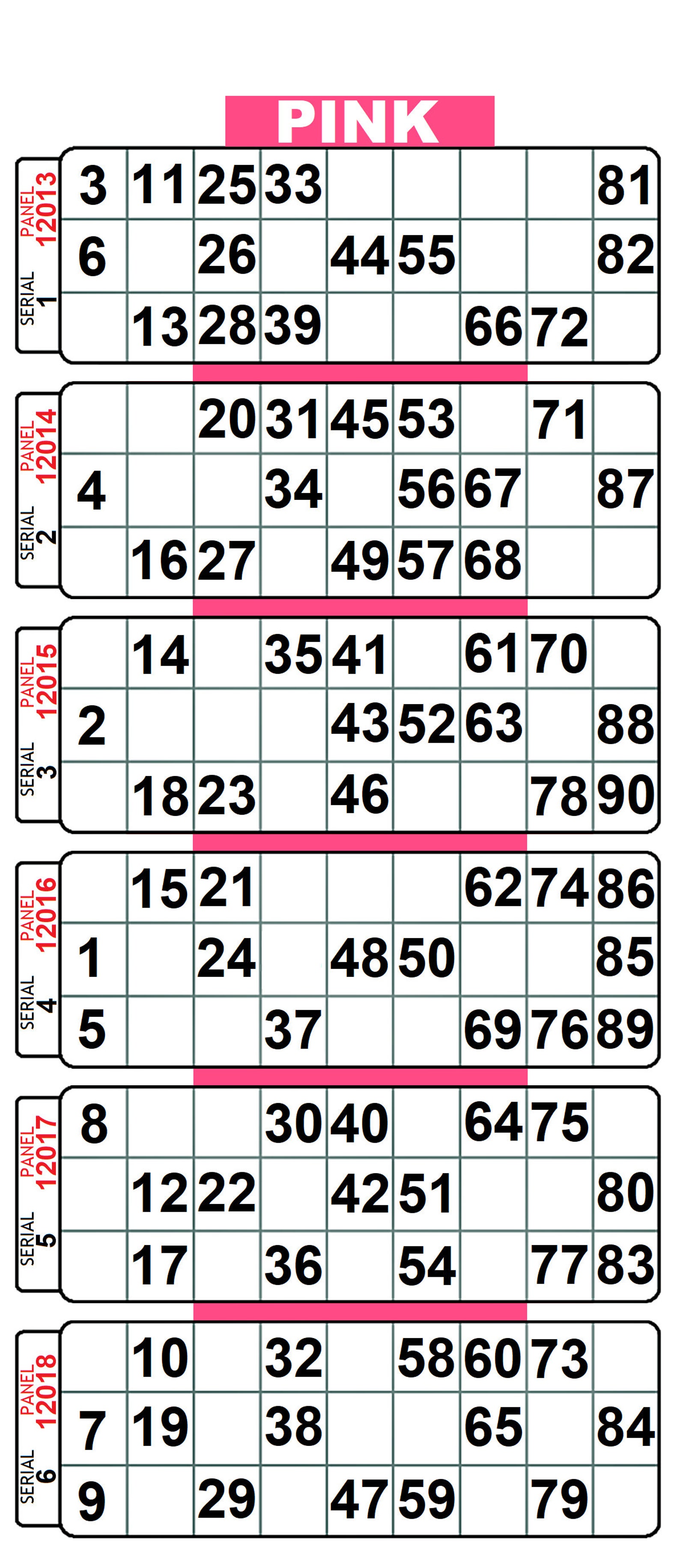 Easybook bingo 5 page blue cover bingo books 90 number | Etsy