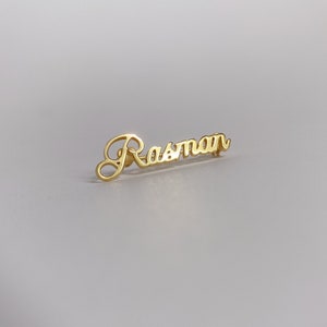 Custom Name Brooch Personalized Handwriting Brooch Customize Any ...