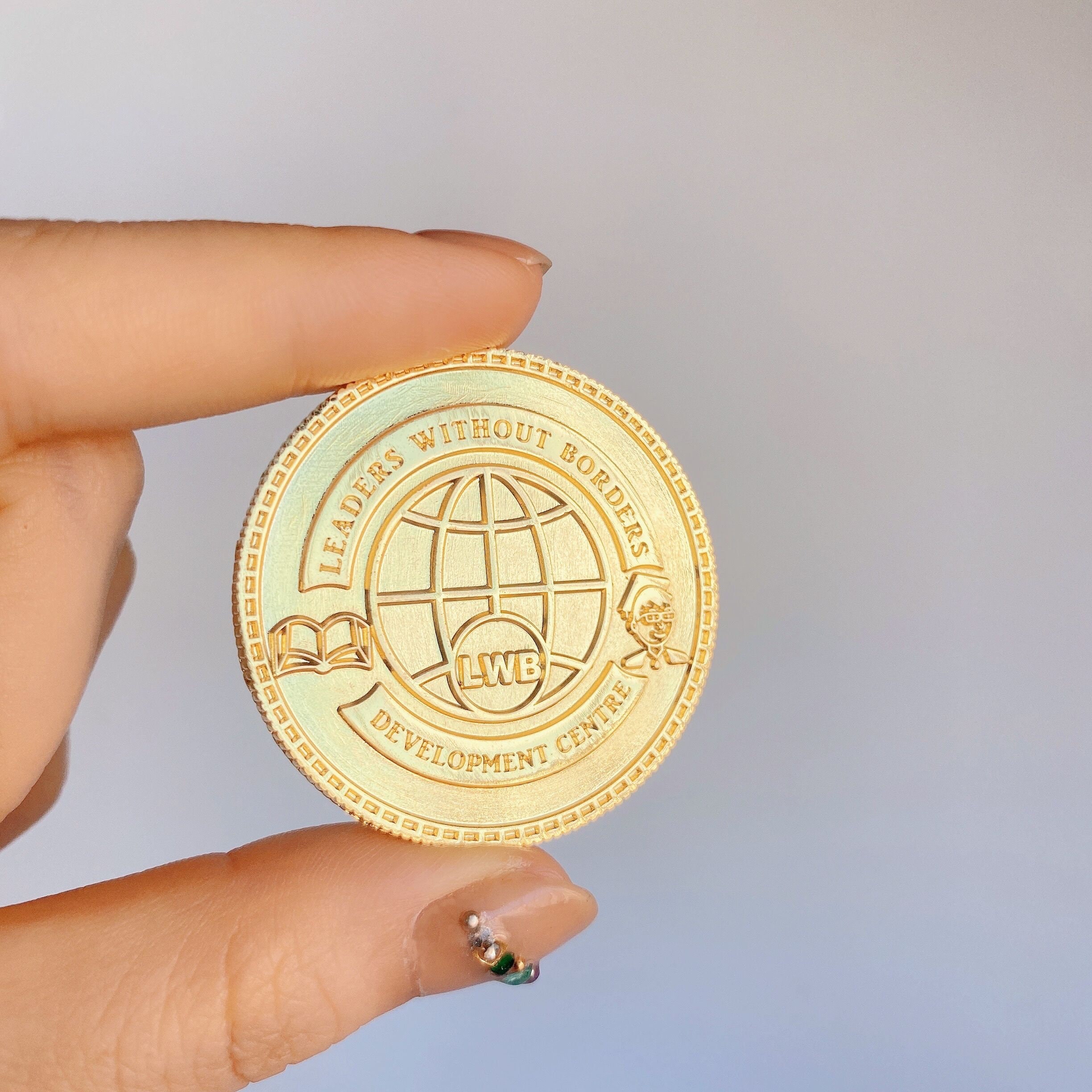 Custom Logo Coin Double-sided Embossed Coins Commemorative - Etsy