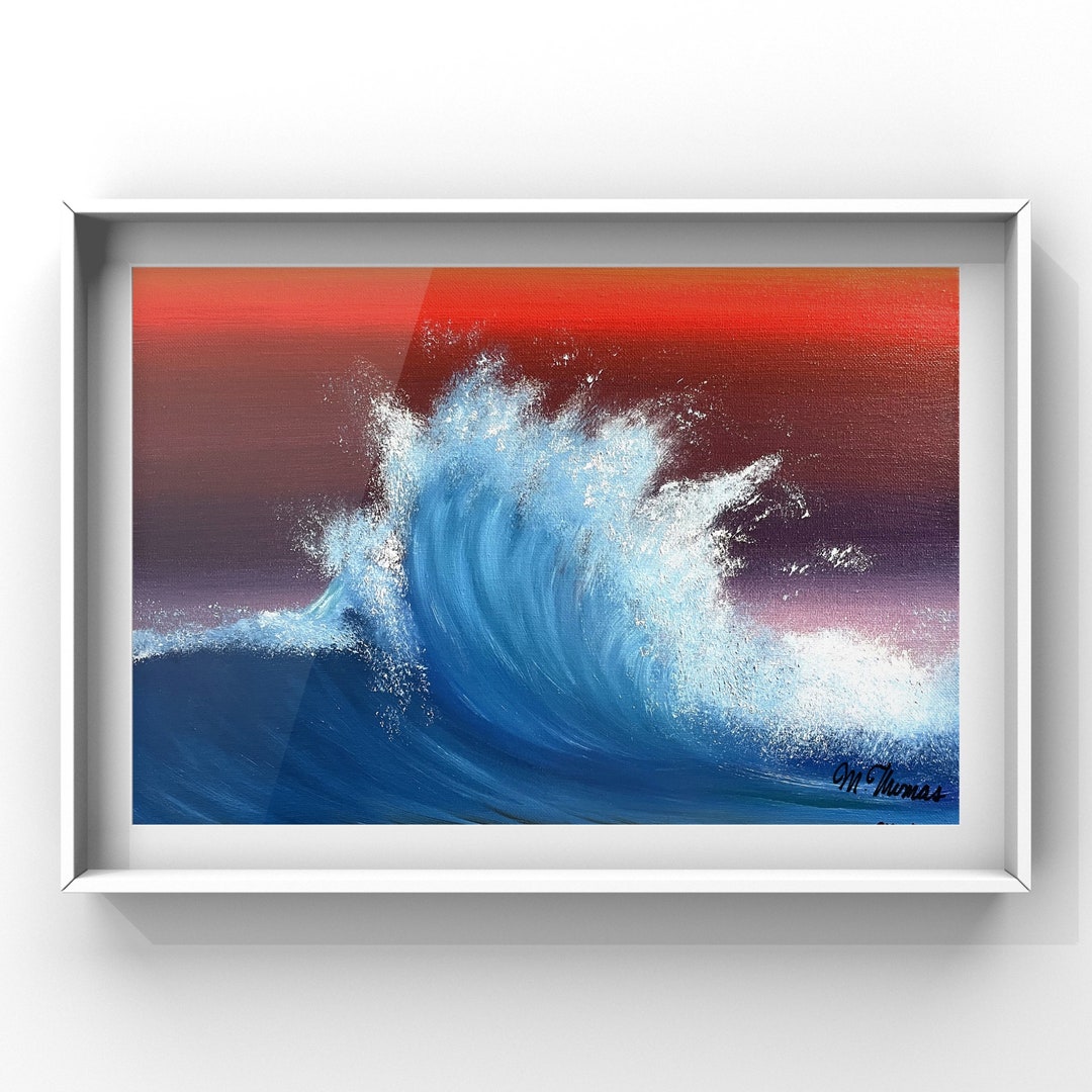 Evening Splash - PRINT - Multiple Sizes - Etsy
