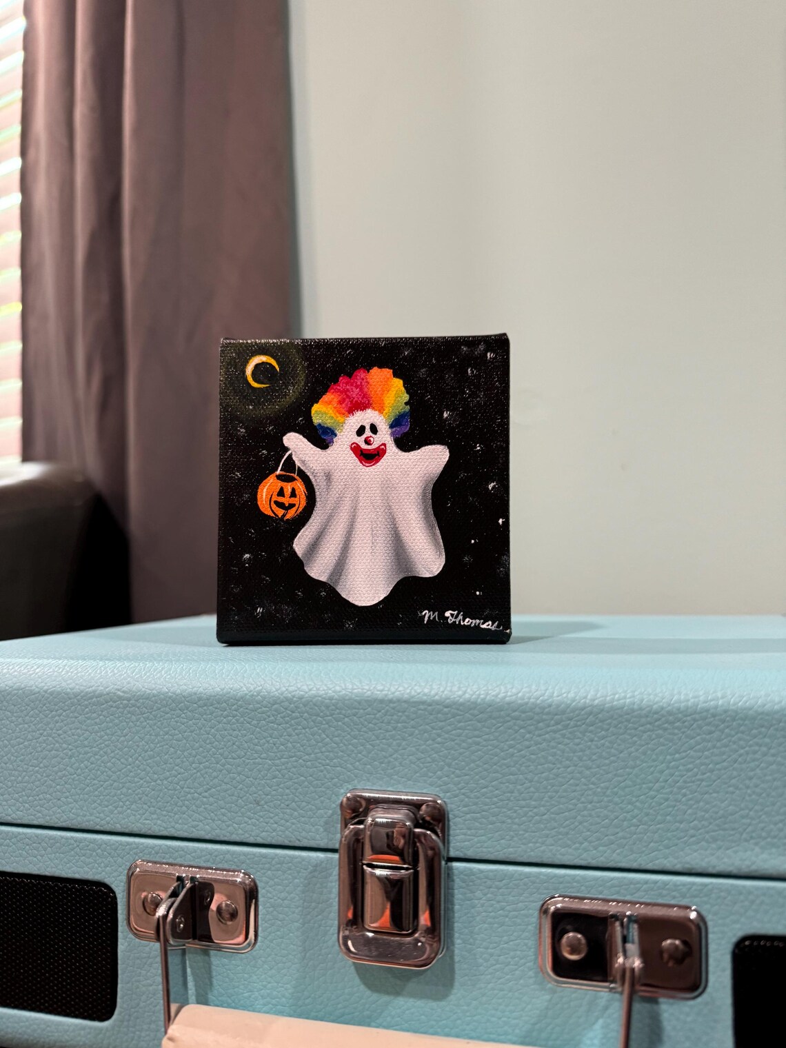 Clownin Around Ghost ORIGINAL Acrylic PAINTING - Etsy