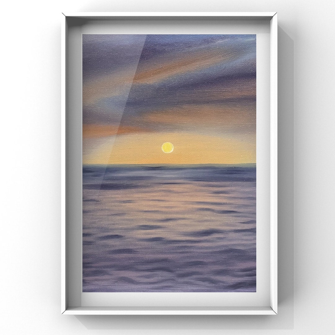Purple Sunset - PRINT - Multiple Sizes - Etsy