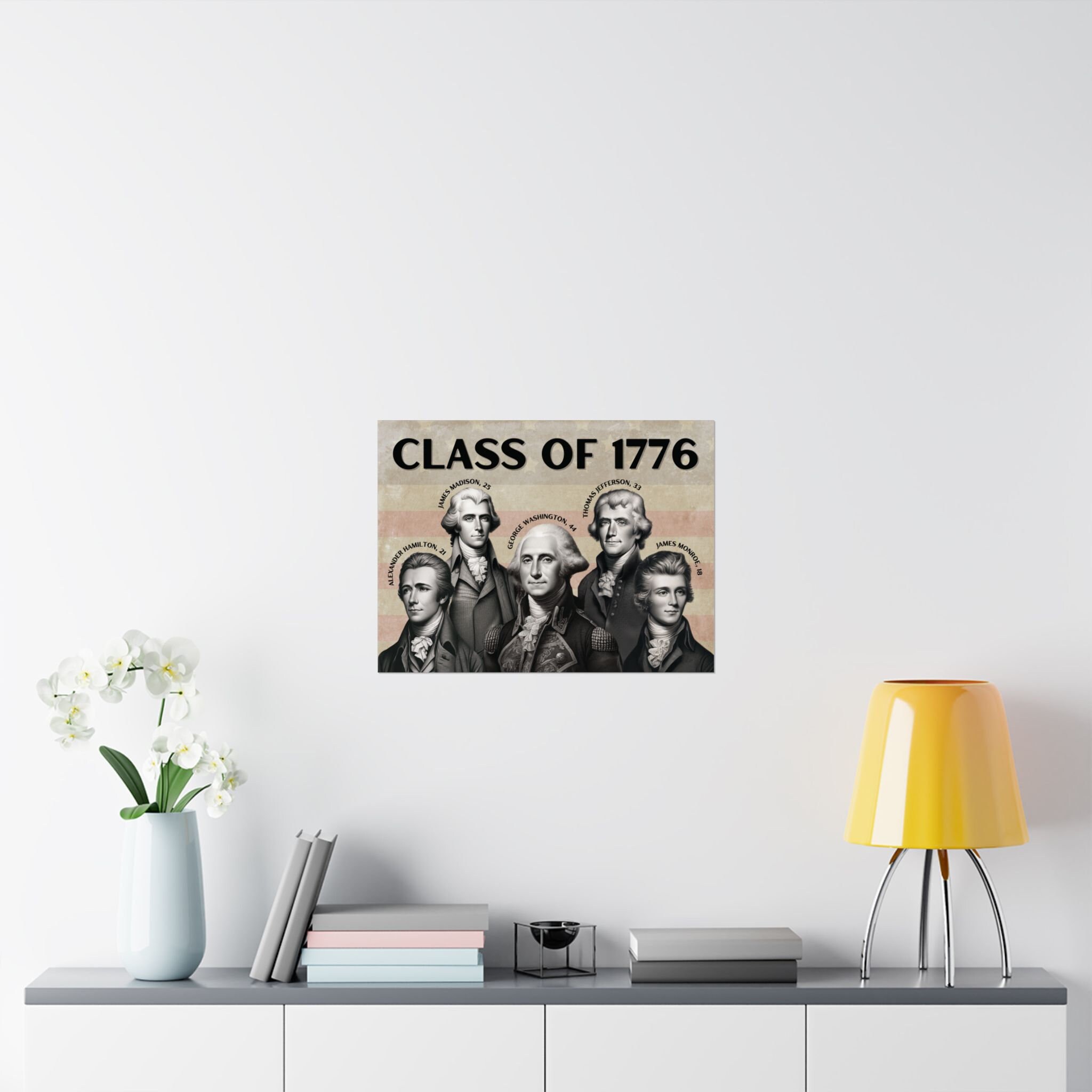 Class of 1776 Poster Classroom Poster American History American ...