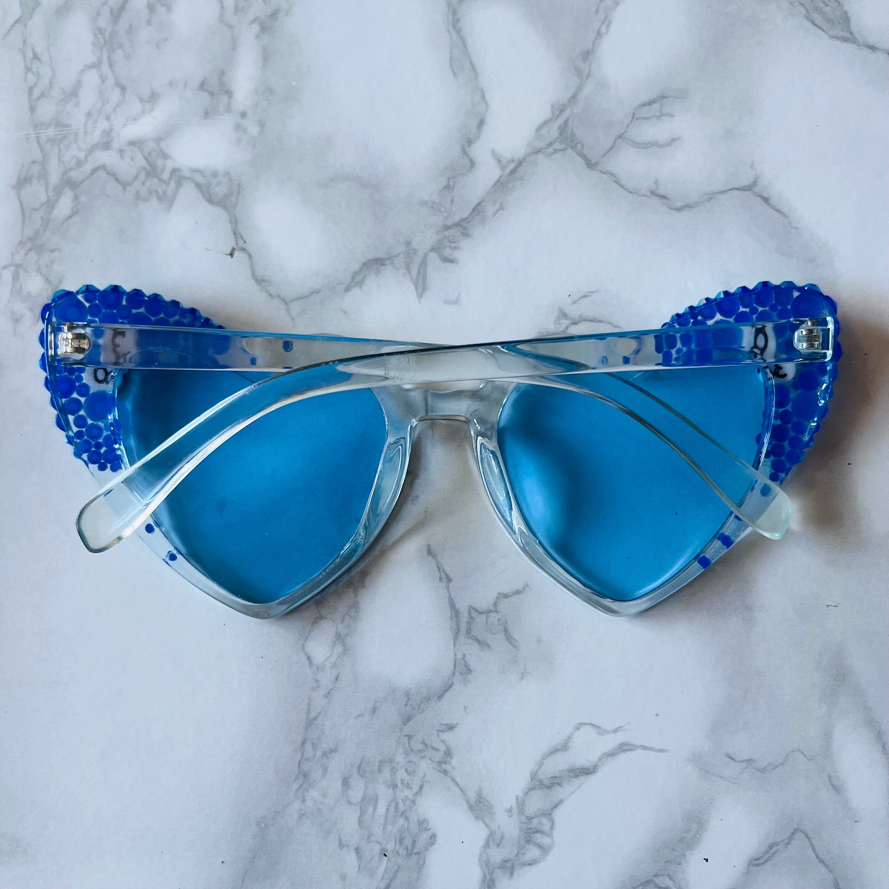 Blue Personalised Birthday Sunglasses - Etsy