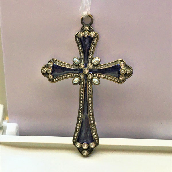 Jeweled Cross - Etsy