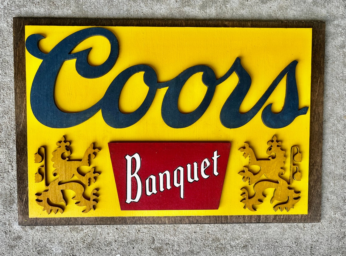 Coors Banquet Sign Cut File for Laser Cutter - Etsy
