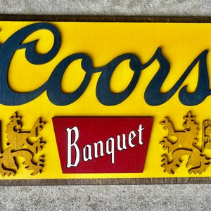 Coors Banquet Sign Cut File for Laser Cutter - Etsy