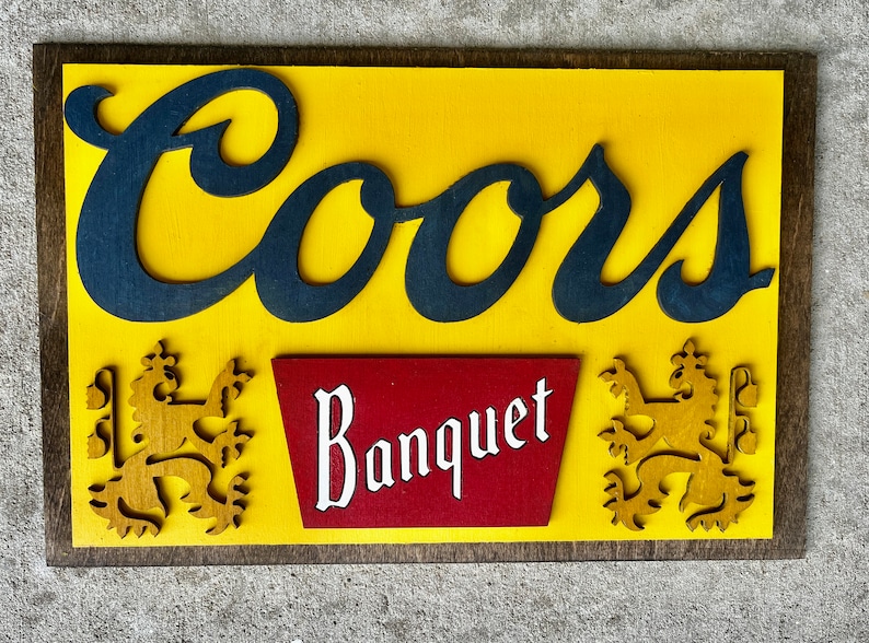 Coors Banquet Sign Cut File for Laser Cutter - Etsy