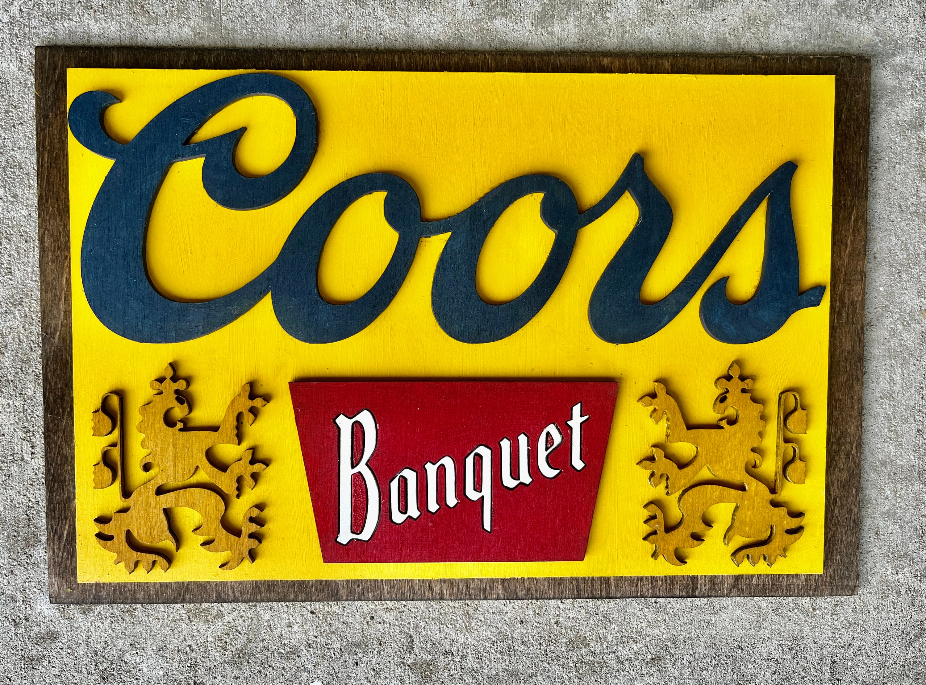 Coors Banquet Sign Cut File for Laser Cutter - Etsy