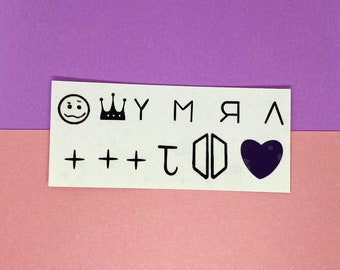 Jungkook Hand Tattoo | Etsy