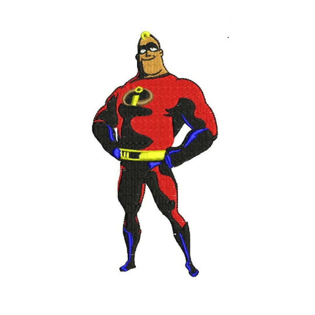 MR Incredible Cartoon Embroidery Designs Instant Download Filled ...