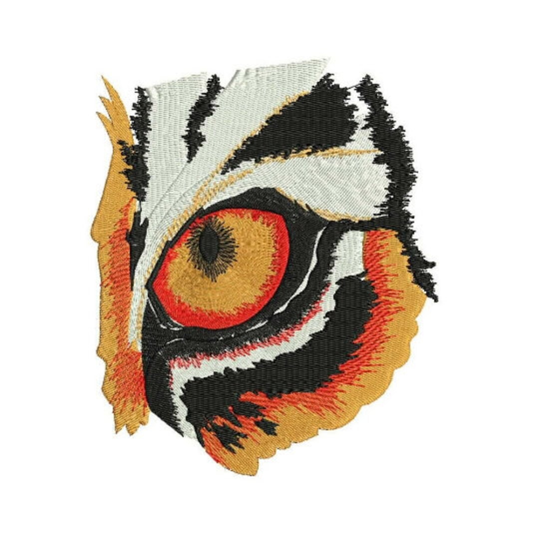 Tiger Embroidery Designs Instant Download Filled Stitches - Etsy