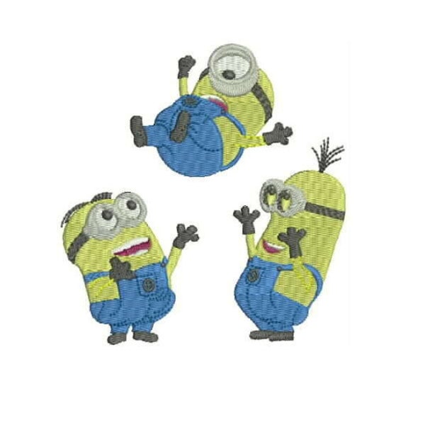 Minion Embroidery Design - Etsy