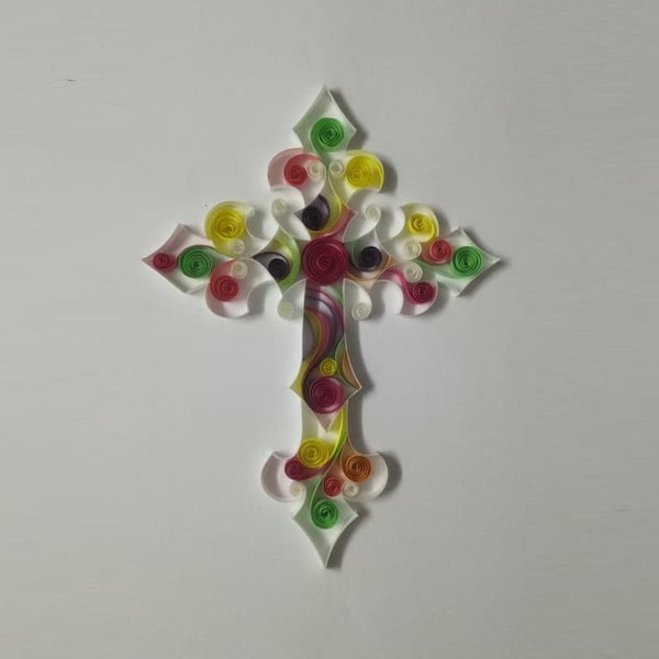 Quilled Cross - Etsy