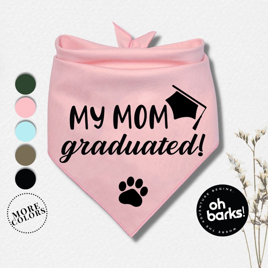 Personalized Dog Bandana • Graduation Dog Bandana • Graduation Gift ...