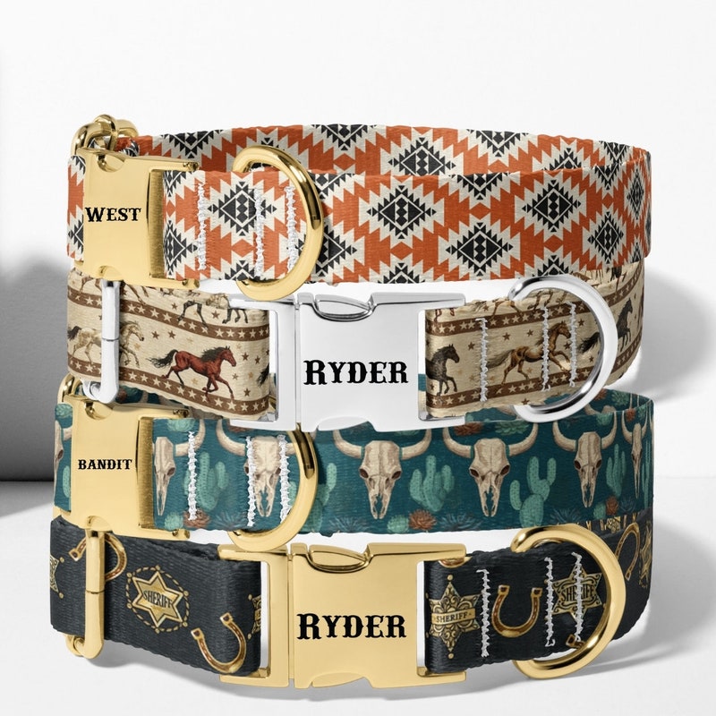 Western Dog Collar - Etsy