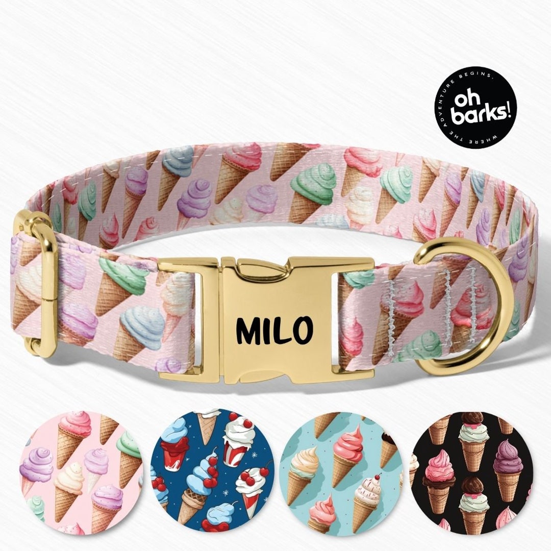 Dog Collar Personalized, Custom Dog Collars With Name , Girl Dog ...