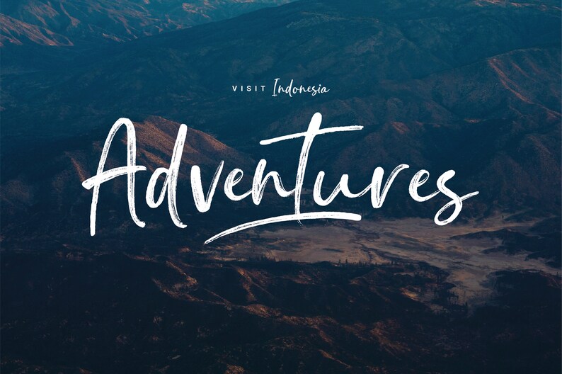 Handwritten Brush Font, Canva Fonts, Procreate Fonts, Swash Font ...