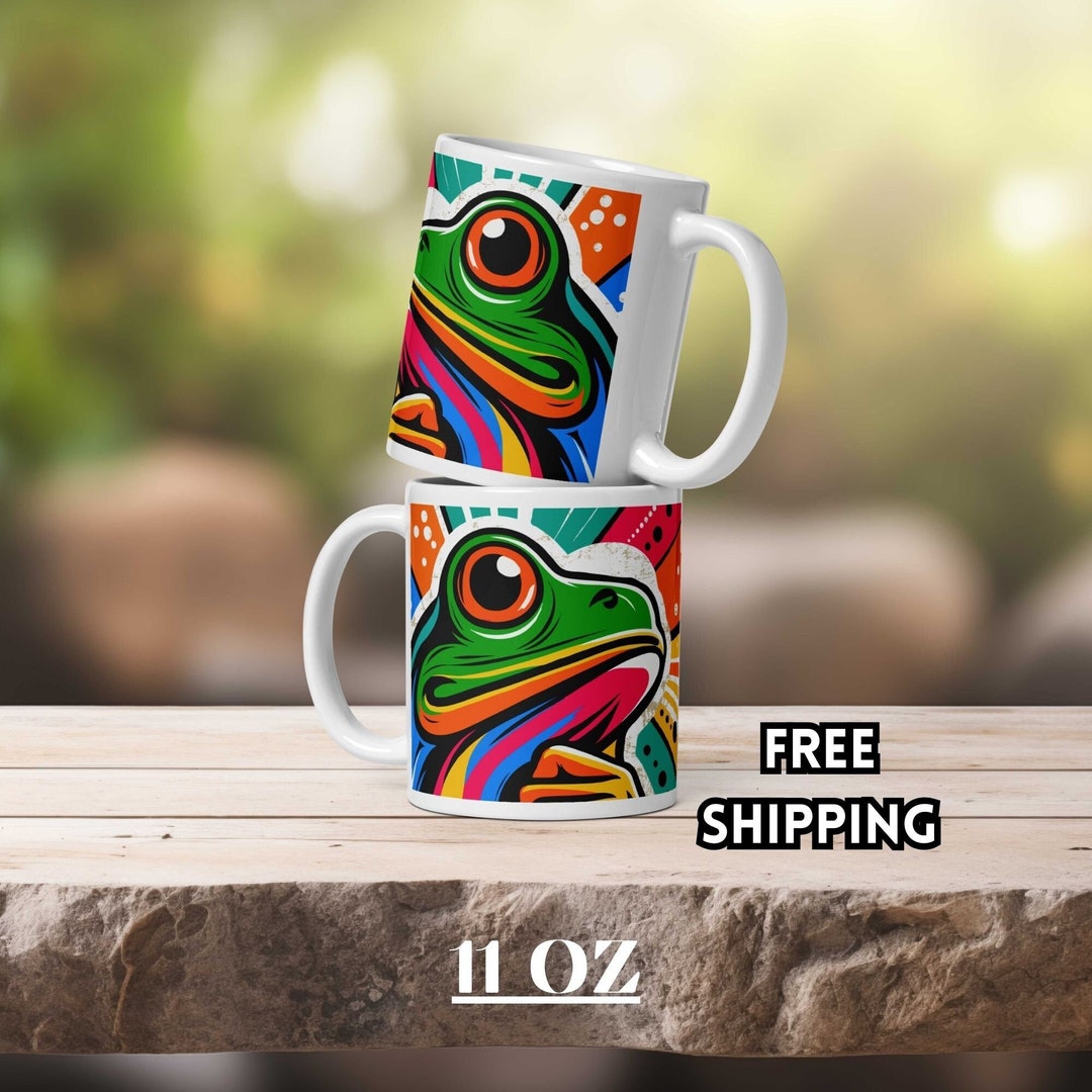 Frog Mug, Frog Lover Gift, Frogs Gifts, Animal Lover Gift, Cute Tea ...