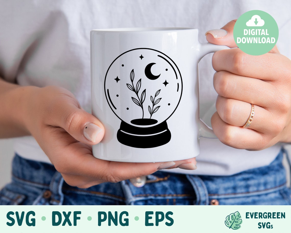 Crystal Ball Bundle SVG, Celestial Stars Bundle SVG, Bohemian Svg ...