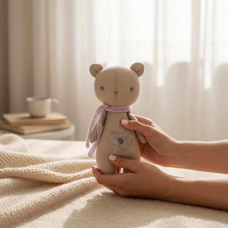 Teddybär Schnittmuster PDF, Memory Teddy Bär Schnittmuster, Easy Plüsch ...