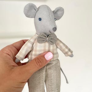 Mouse Pattern Sewing, Small Mouse Sewing Pattern, Easy Mice Pattern Pdf, Sewing Mini Mouse ...