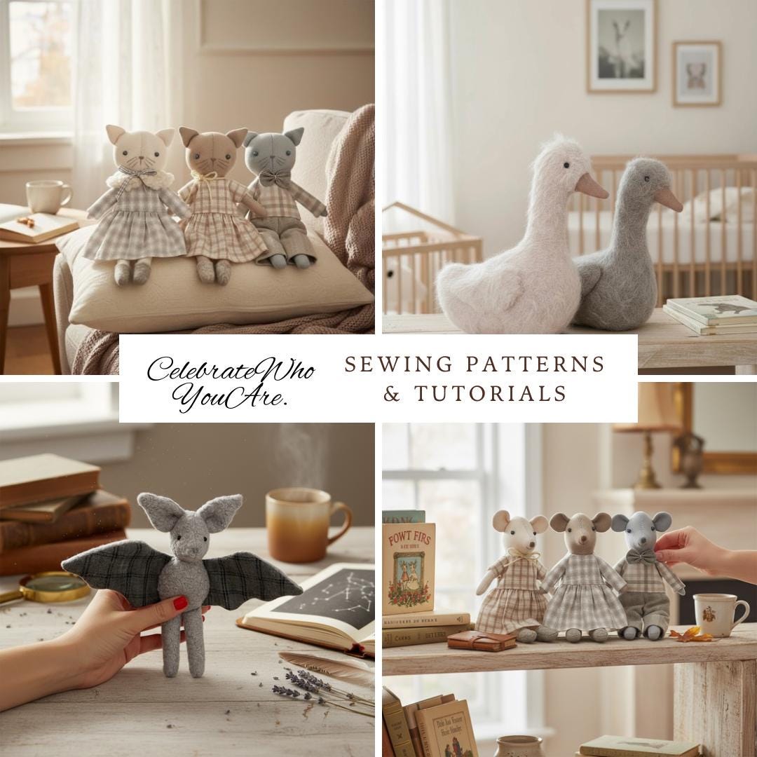 Clothes for Doll Sewing Pattern, Small Clothes Sewing Pattern Dolls ...