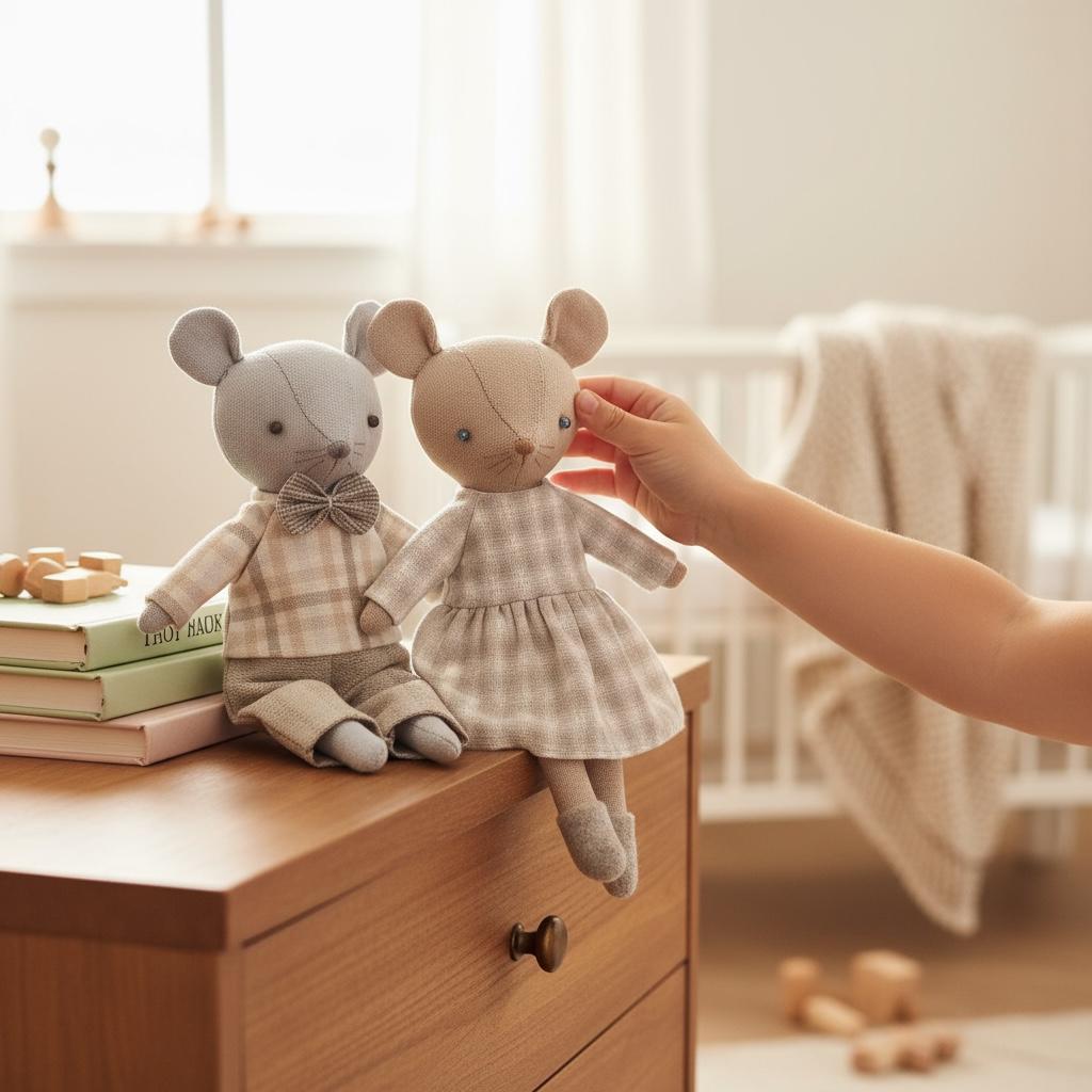 Mouse Sewing Pattern – Small Linen Mouse Pattern, Mini Mouse Sewing ...